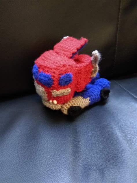 Transformers Optimus Prime Crochet Pattern Etsy