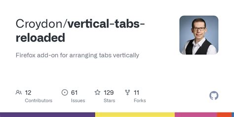 Github Croydonvertical Tabs Reloaded Firefox Add On For Arranging