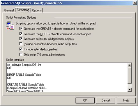 How To Export Database Structure