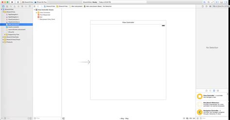 xcode7 xcode utilities tab not present stack overflow
