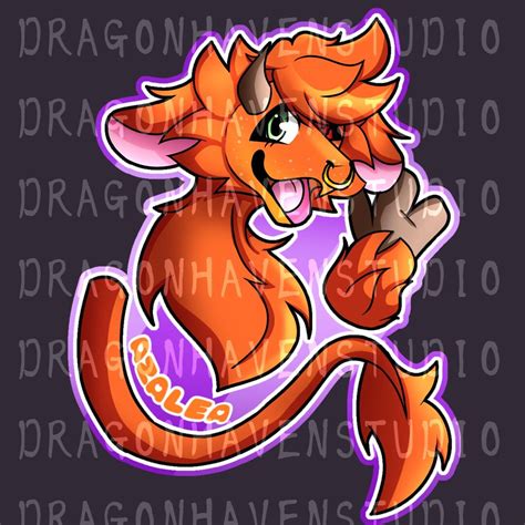 Commission Furry Fursuit Badge Laminated Etsy