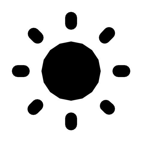Brightness Vector Svg Icon Svg Repo