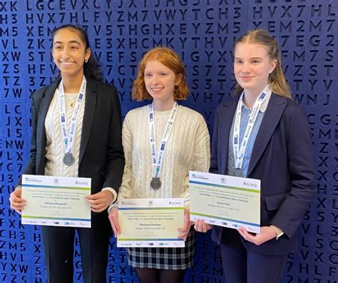 Silver Medals In National Cipher Challenge Burgess Hill Girls