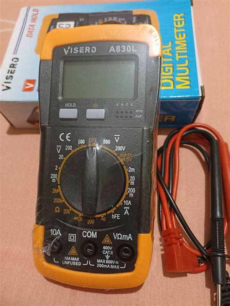 Multi Tester Avometer Multimeter Digital Avo Visero A 830L Backlight