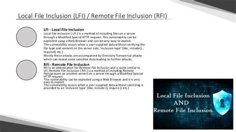 lfi rfi