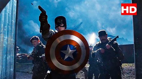 Captain America VS Hydra The First Avenger 2011 6 11 YouTube