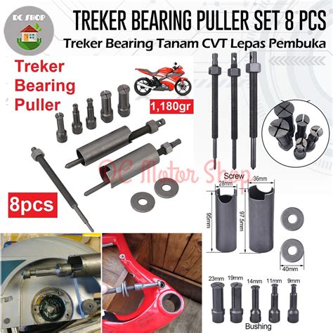 Jual Treker Bearing Puller Set 8 Pcs Treker Bearing Tanam CVT Lepas