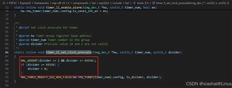 Esp32 Gptimer通用定时器初始化报错：assert Failed Timerllsetclockprescale Csdn博客