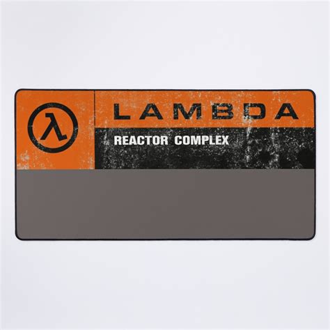 Half Life Lambda Complex Reactor Complex Mouse Pad Half Life Shop