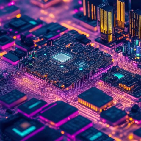 Premium Ai Image Ai Of A Circuit Board With Intricate Electronic Components And Chips