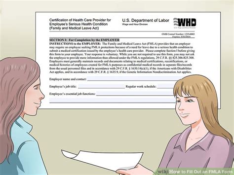 How To Fill Out An Fmla Form 12 Steps With Pictures Wikihow