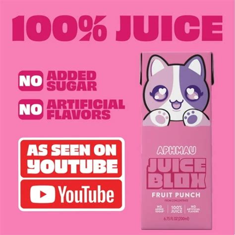 Dropship Juiceblox Aphmau Fruit Punch Juice 100 Fruit Juice 675 Fl