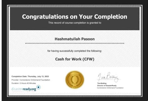 Hashmatullah Pasoon On Linkedin Disasterready