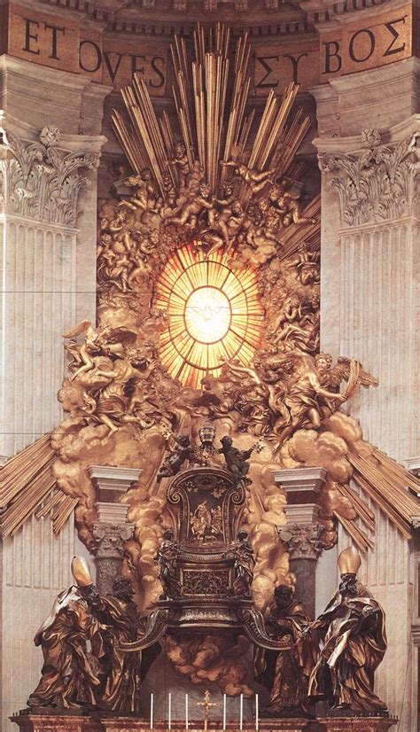 The Throne Of Saint Peter Gian Lorenzo Bernini