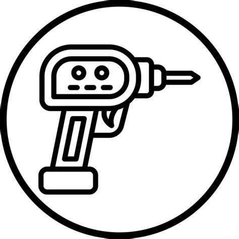 Premium Vector Drill Icon Style