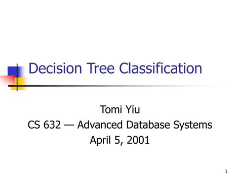 Ppt Decision Tree Classification Powerpoint Presentation Free
