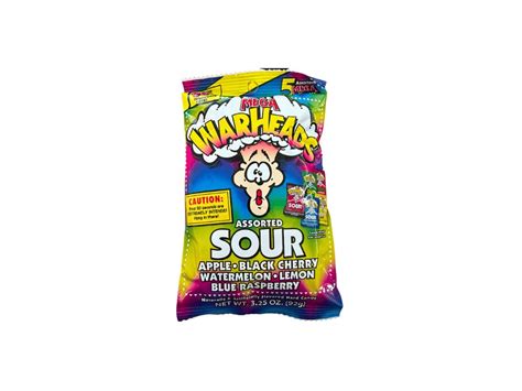 Mega Warheads Assorted Sour Hard Candy Exotic Snack Guys