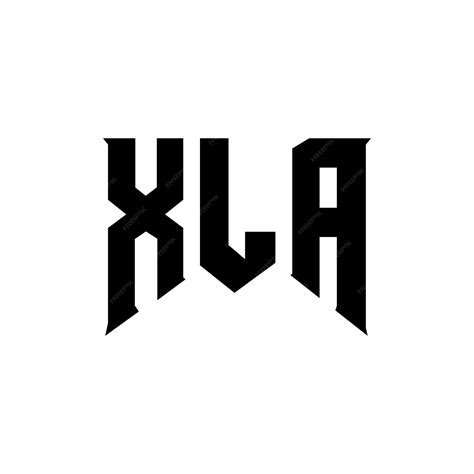 Xla 字母標誌設計 科技公司 Xla 標誌設計 黑白色配色 Xla 標誌 Xla 矢量 Xla 設計 Xla 象徵 Xla 文字體 Xla 排版標誌設計 Premium矢量