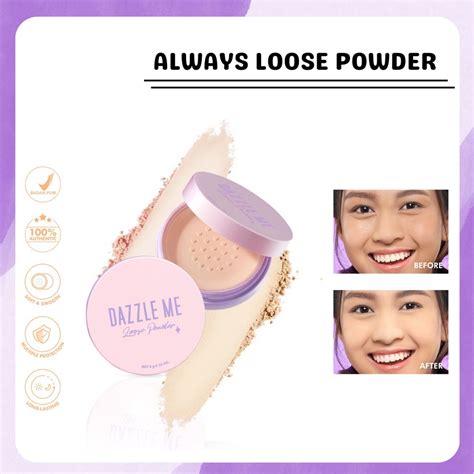 Jual Dazzle Me Always Setting Loose Powder Bedak Tabur Shopee Indonesia