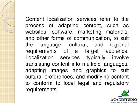 Ppt Localization Services Powerpoint Presentation Free Download Id