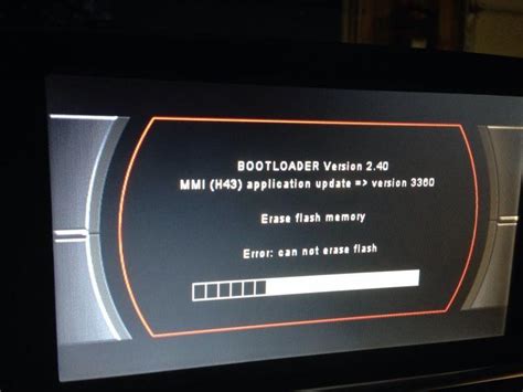 Help Mmi Stuck In Bootloader Mode Audiworld Forums
