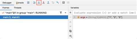 Tutorial Debug Your First Kotlin Application Intellij Idea Documentation