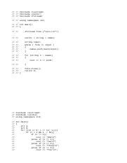 Test Cpp Include Iostream Include Vector Include Fstream Using Namespace