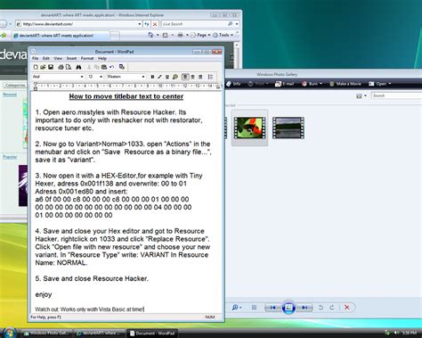 How To Move Windows Text Position Windows Forums