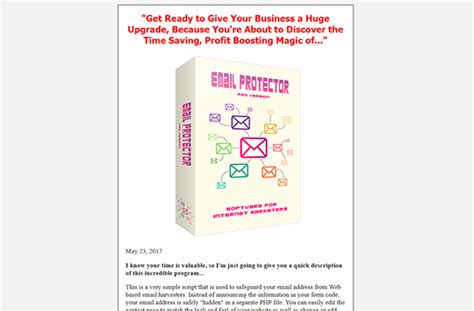 Email Protector Plr Database