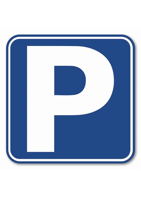 Blue Parking Sign Poster By Homestead Digital Displate