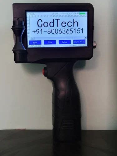 CodTech INDIA Inkjet Printer Batch Coding Machine 90 Mtr Min