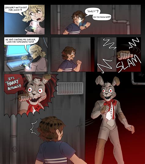 Fnaf Security Breach The Hare Comic 22 By Valentingaio On Deviantart