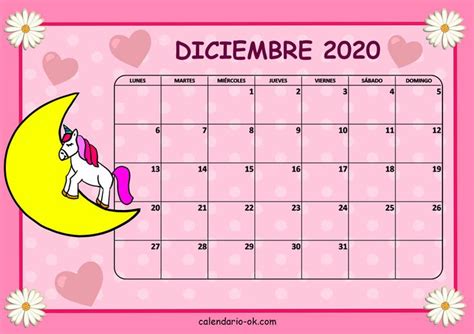 Calendario Infantil 2021 Diciembre Imprimible Formato Calendario