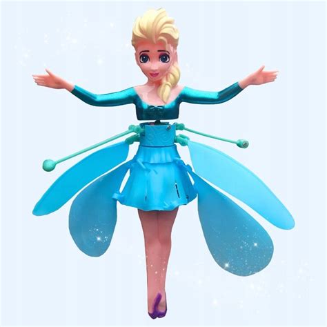 LatajĄca Lalka Elsa Elza Usb WrÓŻka Zabawka Sterowana RĘkĄ 167159910