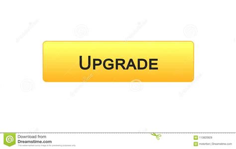 Upgrade Web Interface Button Orange Color Software Installation