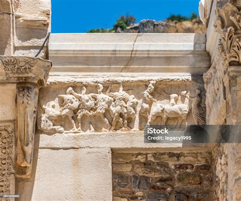 Roman Emperor Hadrians 2nd Century Ad Temple In The Ancient Greek City