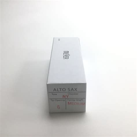 Demo Meyer Ny Anniversary 6m Alto Saxophone Mouthpiece 28001 Dillon
