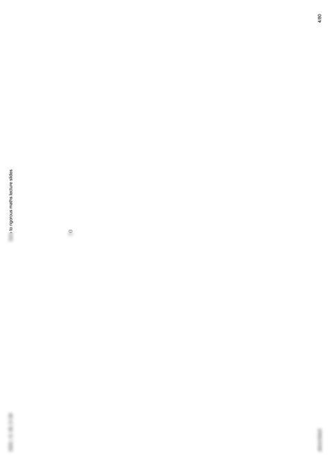 Solution Intro To Rigorous Maths Lecture Slides Studypool
