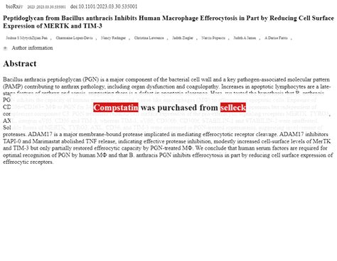 Complement System Antagonist Complement System Inhibitor Complement System Agonist