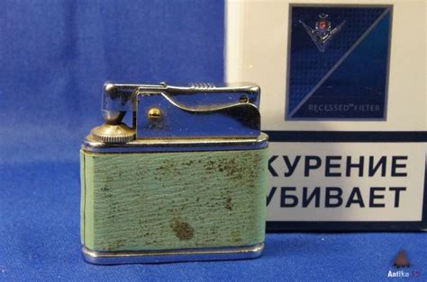Винтажная газовая зажигалка похожа на Советский Огонёк