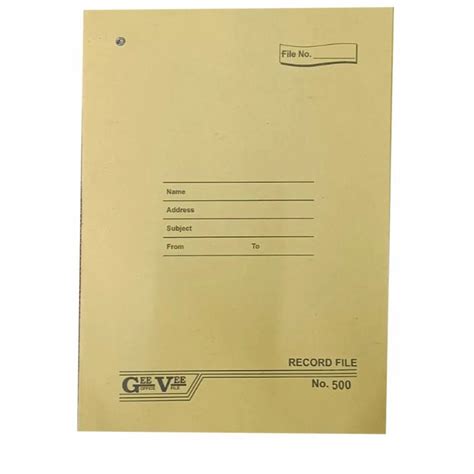 Cardboard Paper Record File Beige A5 At In New Delhi Id 21817166848