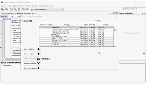 Plugin iReport Sankhya Gestão de Negócios