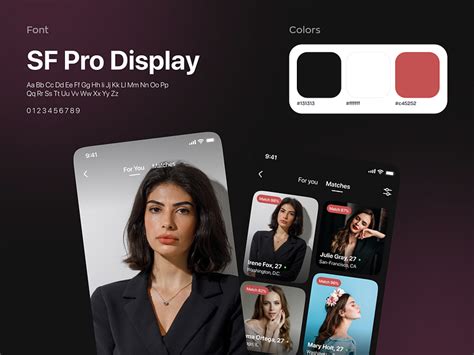 Dating App Ui By Ronas It Ui Ux Team On Dribbble