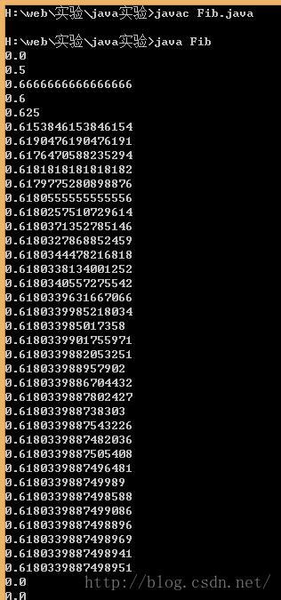 斐波那契数列与黄金分割 csdn博客