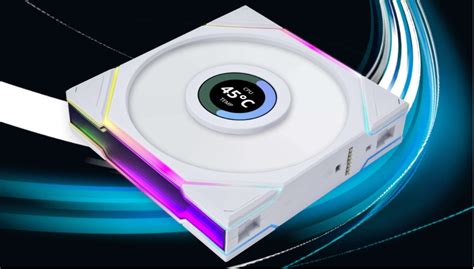 Lian Li Straps Lcd Screen On To Its Latest Fans Club386