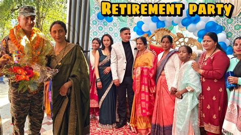 Mamu Ki Retirement Party Garhwal Rifles⚔️ Indian Army🪖 Youtube