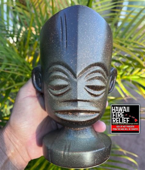 2009 Hukilau Limited Edition Tiki Mug 100 Net Proceeds Go To Hawaii