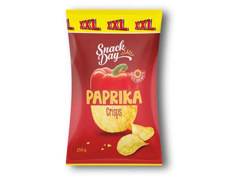 Snack Day Paprika Crisps Lidl Great Britain Specials Archive