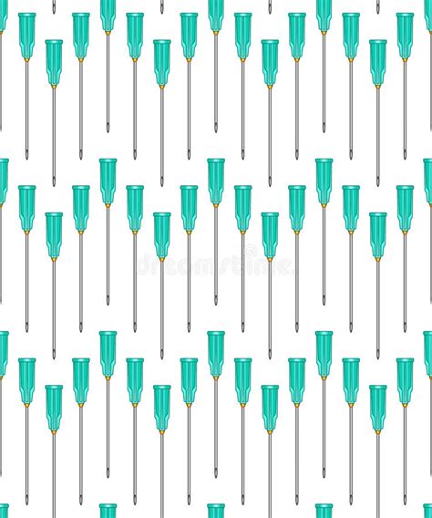 Needle Of Syringe Pattern Stock Vector Illustration Of Health 269520552