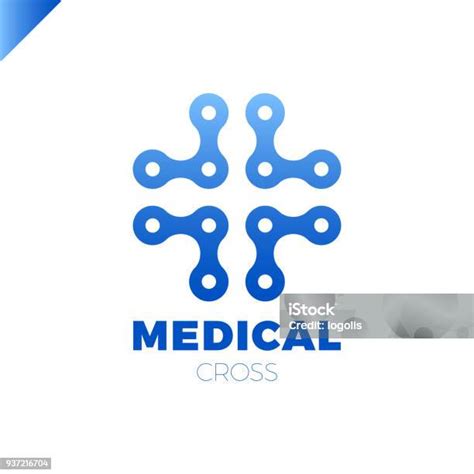 교차 하는 아이콘 있는 의료 아이콘입니다 추상 의사 기술 Icontype 연결 건강관리와 의술에 대한 스톡 벡터 아트 및 기타 이미지 건강관리와 의술 디자인 모던